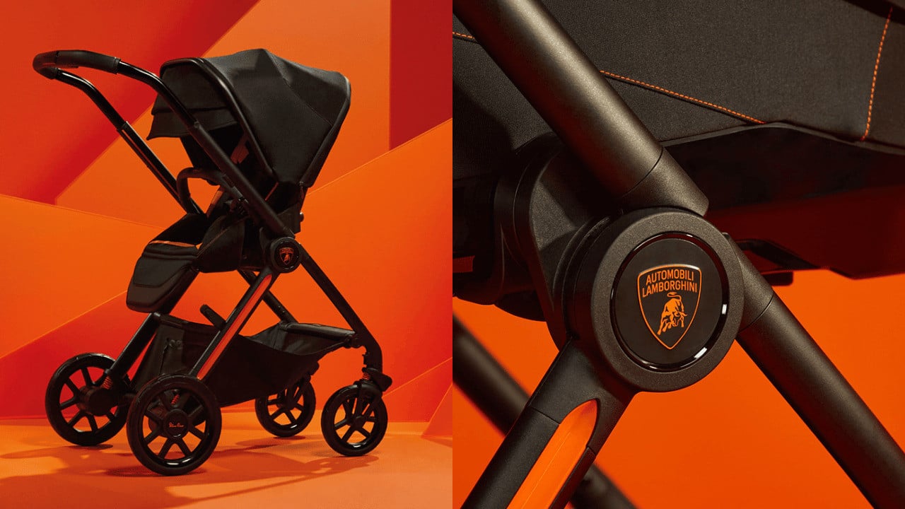 Lamborghini Launches $5,000 Luxury Baby Stroller: Reef AL Arancio